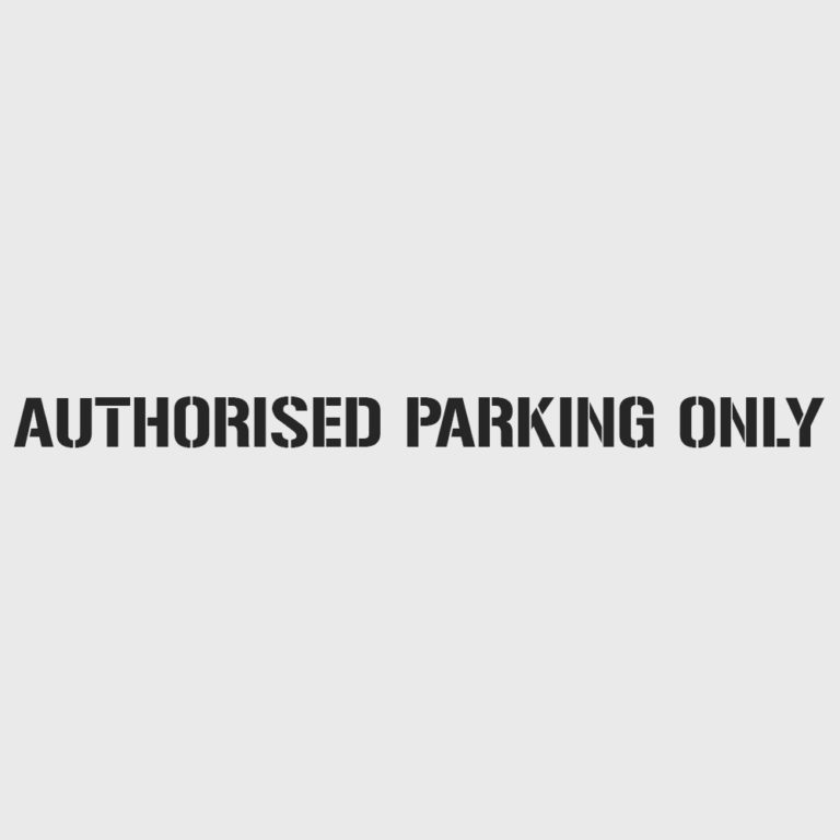 Road & Carpark Stencils - Stencils Australia